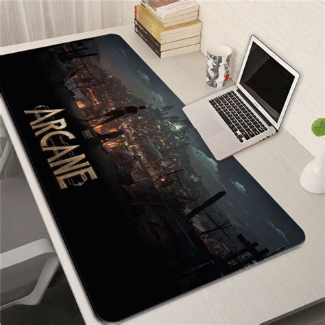 League of Legends Игровой коврик для мыши 24556, XXL, хром, бордовый ...