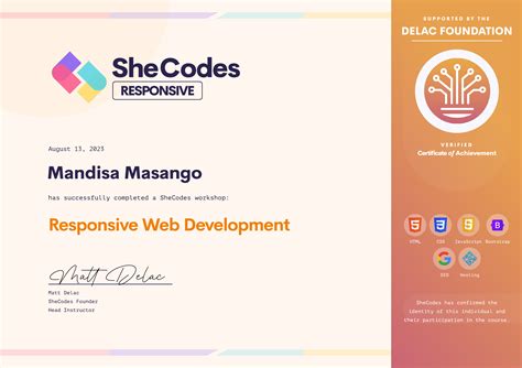 Mandisa Masango Shecodes Profile Shecodes