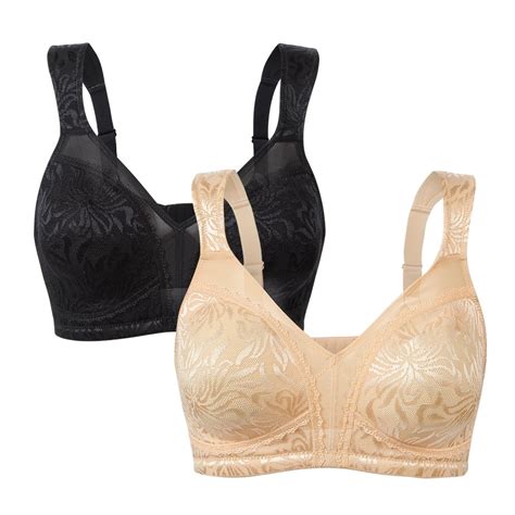 Wingslove Womens Plus Size Bra Full Coverage Minimizer Bra Non Padded