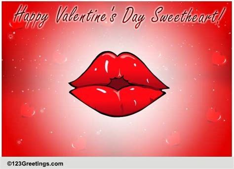 Valentine Kiss Free Kisses Smooches Ecards Greeting Cards Greetings