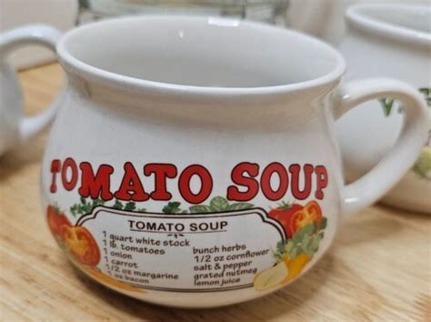 Vtg Datl Do It Inc Ddi Recipe Soup Mugs Bowls Lot Of 4 D1 4730847134