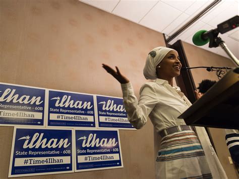 Ilhan Omar Somali American Former Refugee Gives Emotional Victory