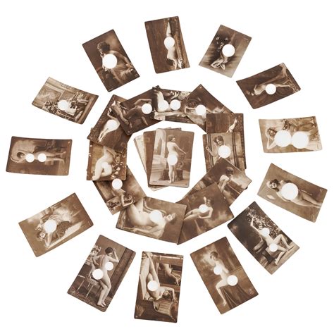 Lot Set Of Antique Nude Postcards