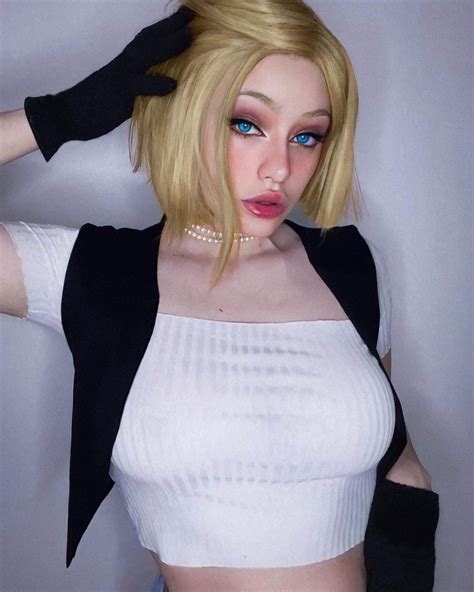 Dragon Ball Androide 18 Te Hará Despertar Con Este Encantador Cosplay