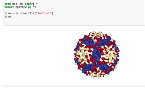 Python File I O Error Using Nglview Show Biopython Structure Bioinformatics Stack Exchange