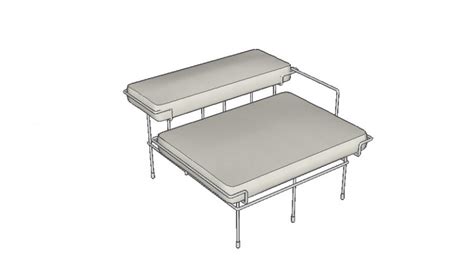 furniture blocks detail 3d model layout sketch up file