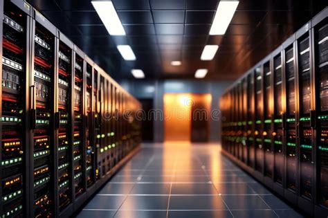 Technology Infrastructure Concept Data Centers Servers And Infrastructure For Digital