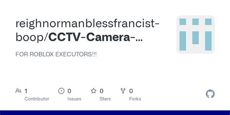 Cctv Camera Script For Robloxscriptlua At Main · Reighnormanblessfrancist Boopcctv Camera