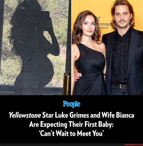 Luke Grimes And His Wife Bianca Rodrigues Grimes Are Going To Be