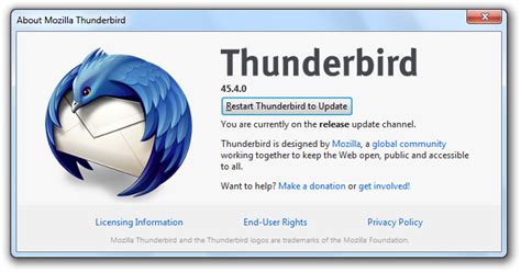 Update Thunderbird To The Latest Version Thunderbird Help