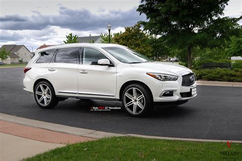 Imposing White Infiniti Qx60 On 6 Spoke Split Wheels — Gallery