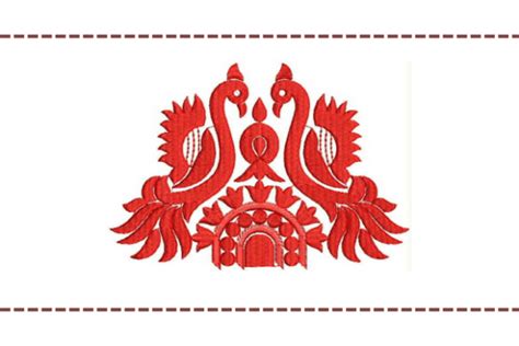 Peacock Patch Element · Creative Fabrica