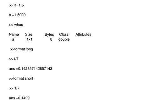 Matlab Introduction Main Features Simple Programming Rules Ppt Download