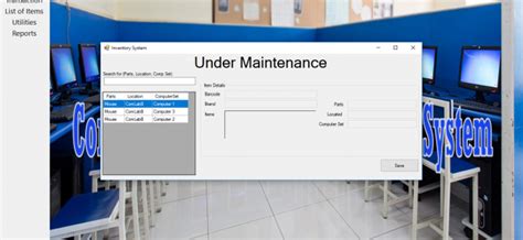 Computer Equipment Monitoring System In VB NET With Source Code Source Code Projects