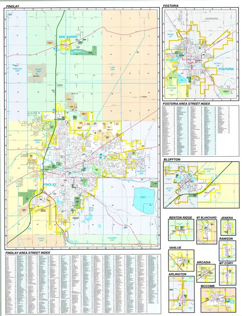 Map Hancock County Oh