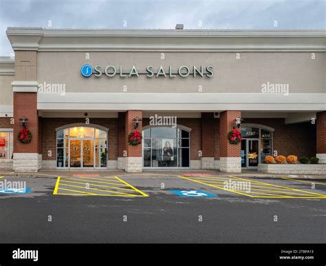 New Hartford New York Nov 23 2023 Sola Salons Operates A Chain Of