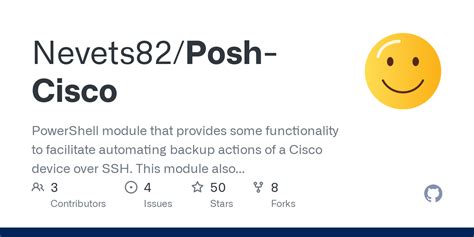 Github Nevets82posh Cisco Powershell Module That Provides Some