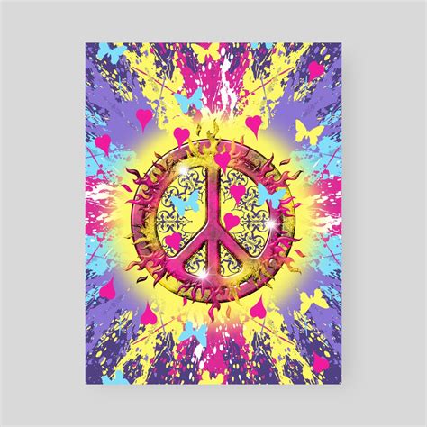Psychedelic Peace Symbol