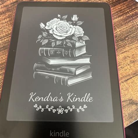 Your Name Personalized Kindle Lock Screen Wallpaper For Kindle