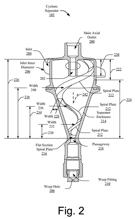 Cyclone Drawing Patents Separator Sketch Coloring Page