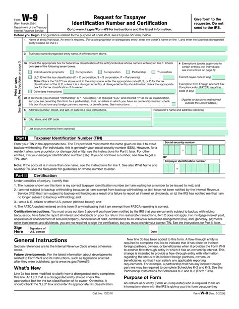 W9 Form Pdf 2025 Printable Printable W9 Form 2026