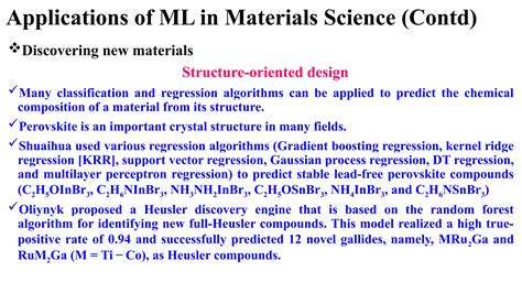 Machine Learning In Materials Sciencepptx