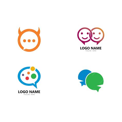 Premium Vector Speech Bubble Vector Logo Design Business Concept