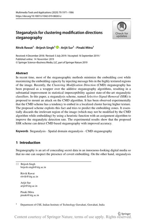 Steganalysis For Clustering Modification Directions Steganography