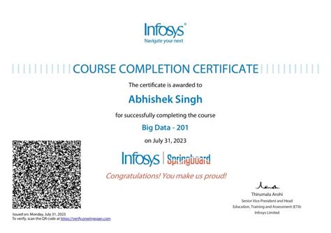 abhishek singh on linkedin infosys