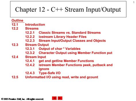 Ppt Chapter 12 C Stream Input Powerpoint Presentation Free Download Id1088309