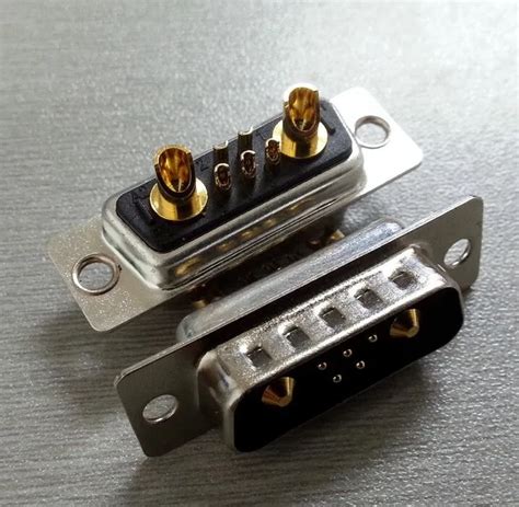 D Sub 7w2连接器conector D Sub Dsub A大功率公头混合接触连接器插头 Buy D Sub 7w2连接器conector D Sub Dsub高功率男混合触点连接器