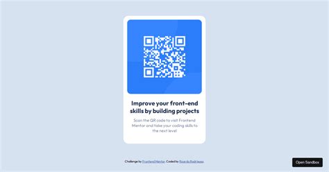 Frontend Mentor Qr Component Codesandbox