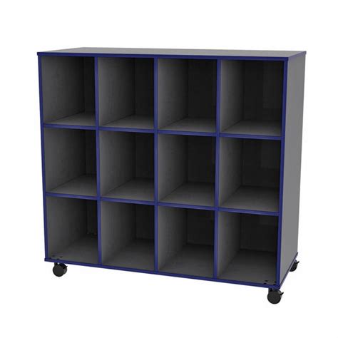 Mobile 12 Cubbie Storage Unit Nextgen Furniture Inc