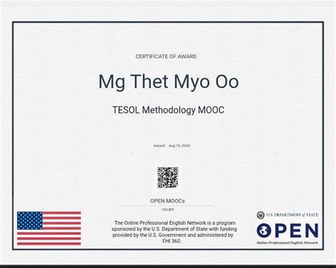 At The End Of The Five Week I Have Done It Naing Gon Eain