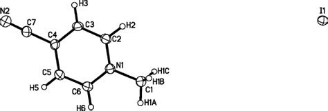 A Perspective View Of The Asymmetric Unit Of The Title Compound With