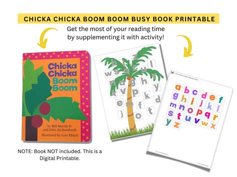 Chicka Chicka Boom Boom Coconut Tree Printable