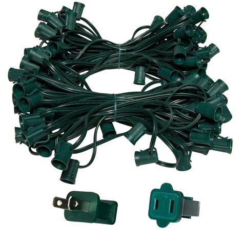 C9 Christmas Lights 119 C9 Commercial Light Stringer Spt2 Green