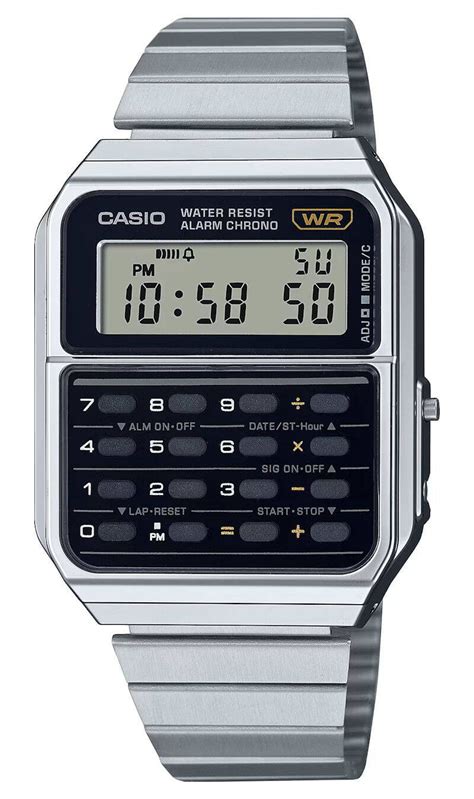 Zegarek Casio Ca 500we 1aef Kalkulator Retro Sklep Zegaryzegarki Pl