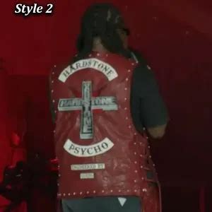 Hardstone Psycho Vest Don Toliver Leather Vest