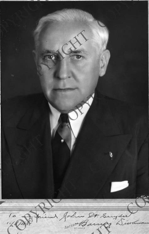 Portrait Of Bernard Dickmann With Autograph Harry S Truman