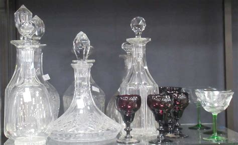 Lot 44 Assorted Glassware To Include Assorted Cut