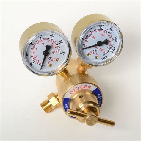 Dual Gauge Oxygen Brass Regulator Replacement Replace Welder Welding