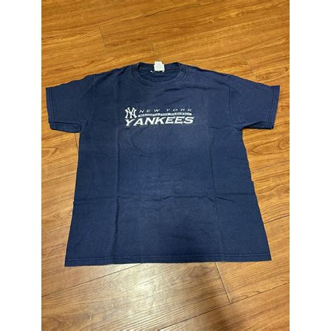 Vintage Lee Sport New York Yankees Logo Shirt Adult S Gem