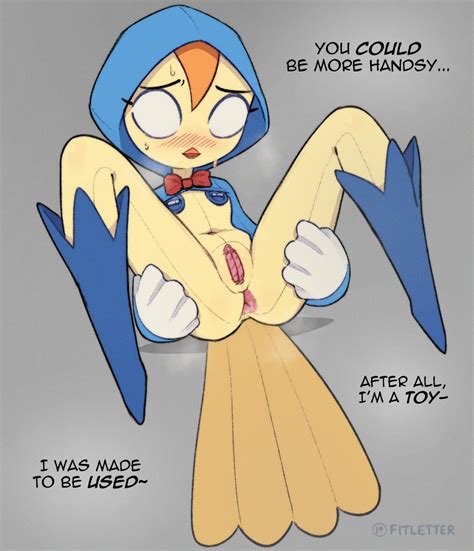 Fitletter Ririn Bleach Blue Footwear 1girl Anus Artist Name Beak