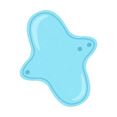 Premium Vector Reusable Menstrual Period Pad Womens Intimate Hygiene