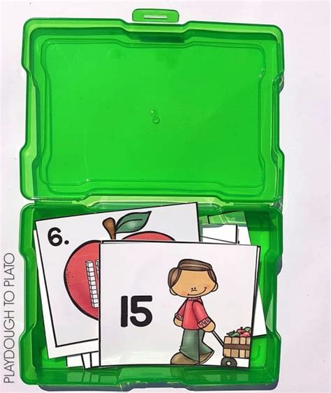 Apple Place Value Playdough To Plato