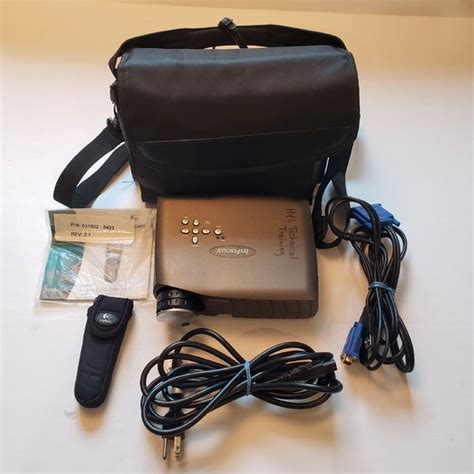 Infocus Other Infocus Lp7 Dlp Projector Xga Portable Hd 080i Wcase And Logic Remote Poshmark