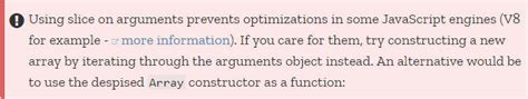 Javascript Why Mutating Arguments Can Cause Unoptimizable Stack