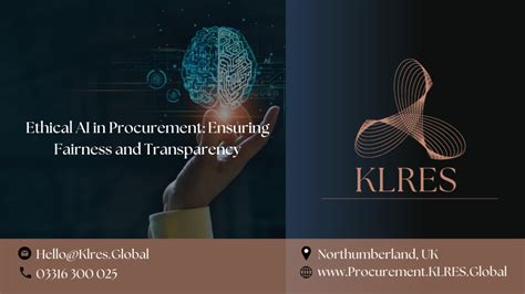 ethical ai in procurement ensuring fairness and transparency
