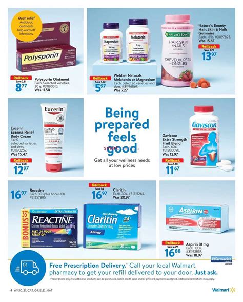 Walmart Pharmacy Flyer August 20 To September 1
